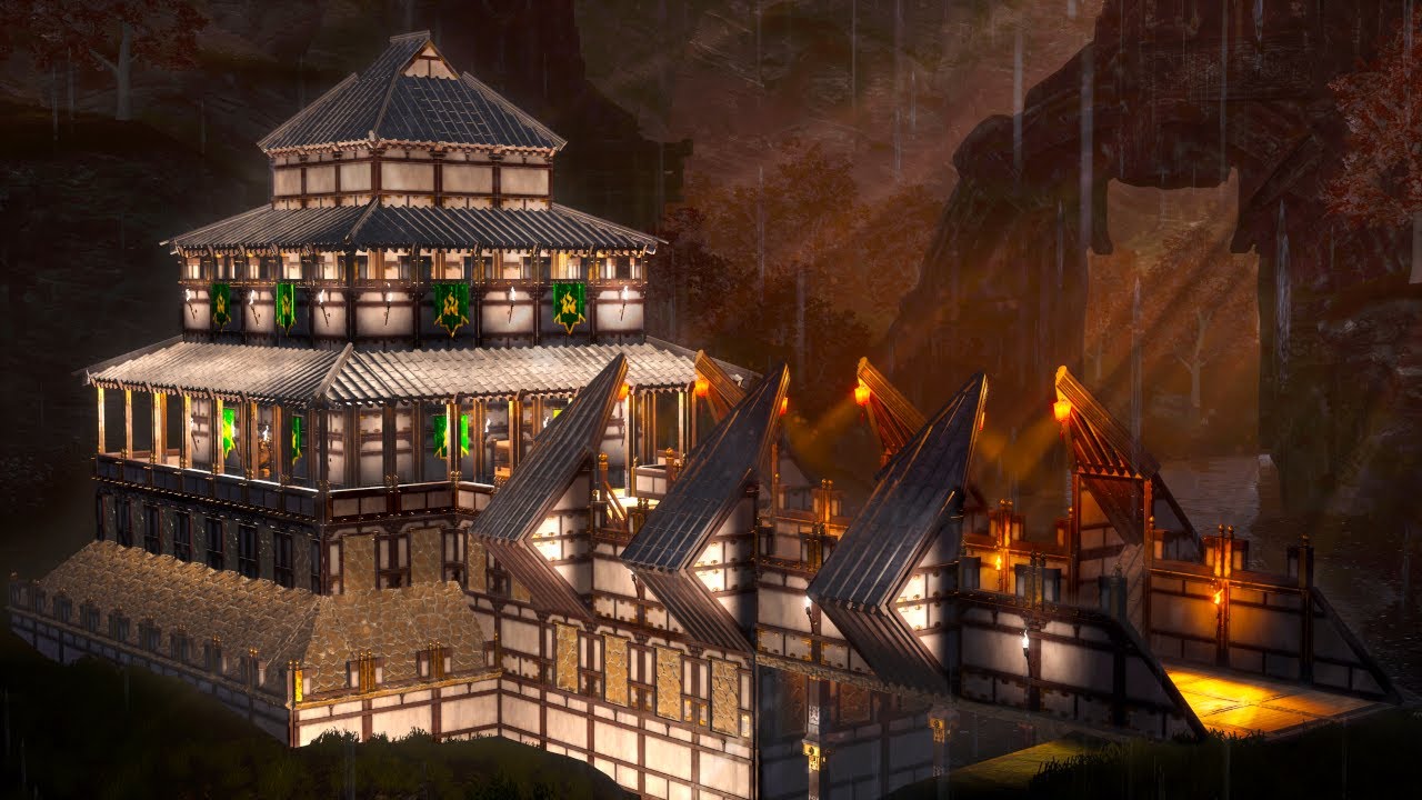 Conan Exiles: Yamatai Temple - Build Guide (No Mods) - YouTube