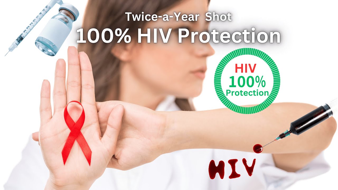 Twice-a-Year Shot Provides 100% HIV Protection, Study Finds - YouTube