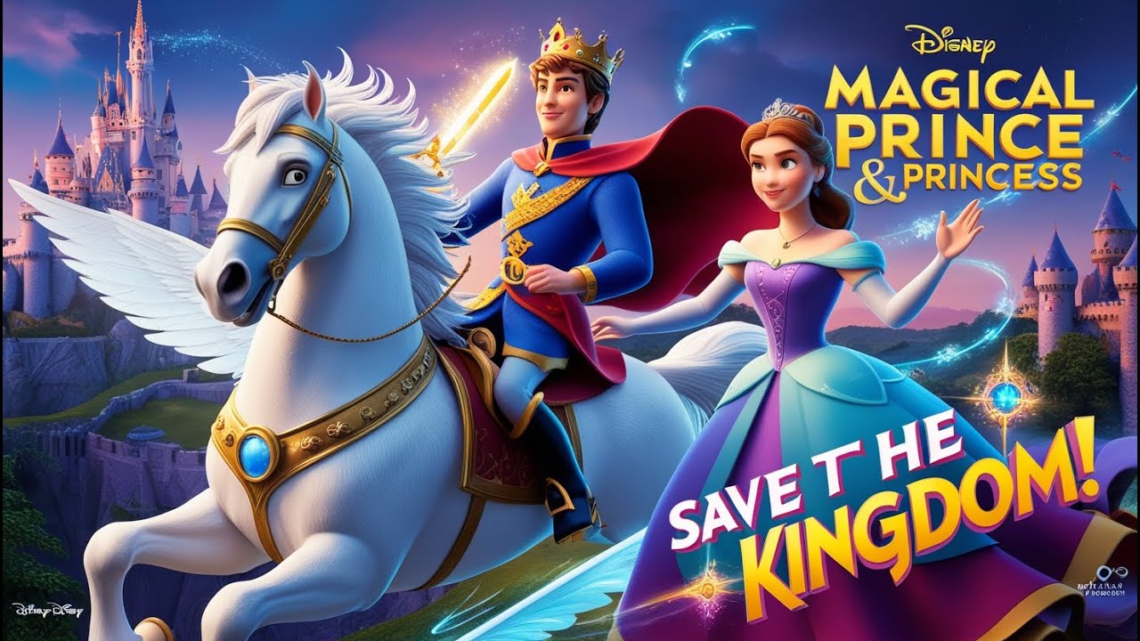 Magical Prince & White Flying Horse Save Kingdom | #3danimation #art # ...