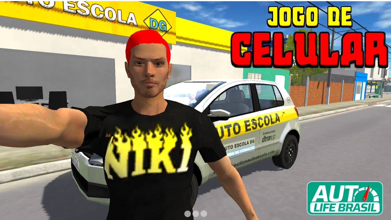 jogando Auto Life Brasil - tirando carteira de motorista - YouTube