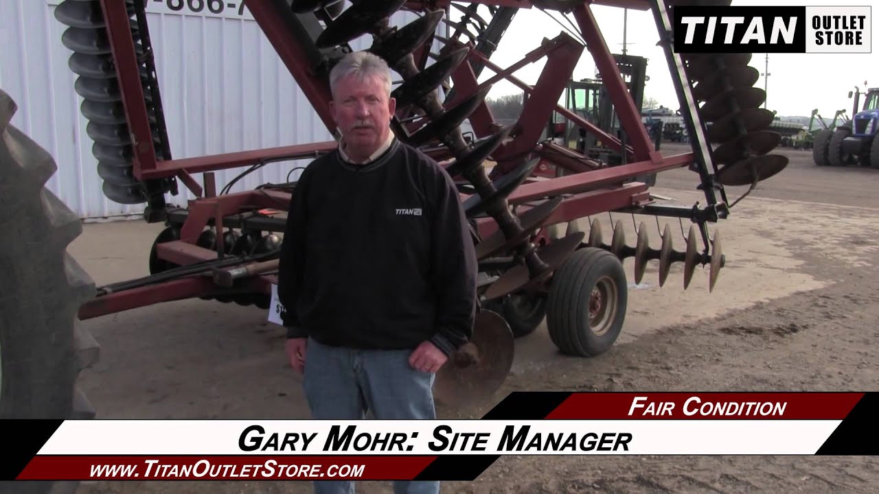 Case IH 496, 33', Solid Blade, Tandem, Furrow Filler Disk Harrow Sold ...