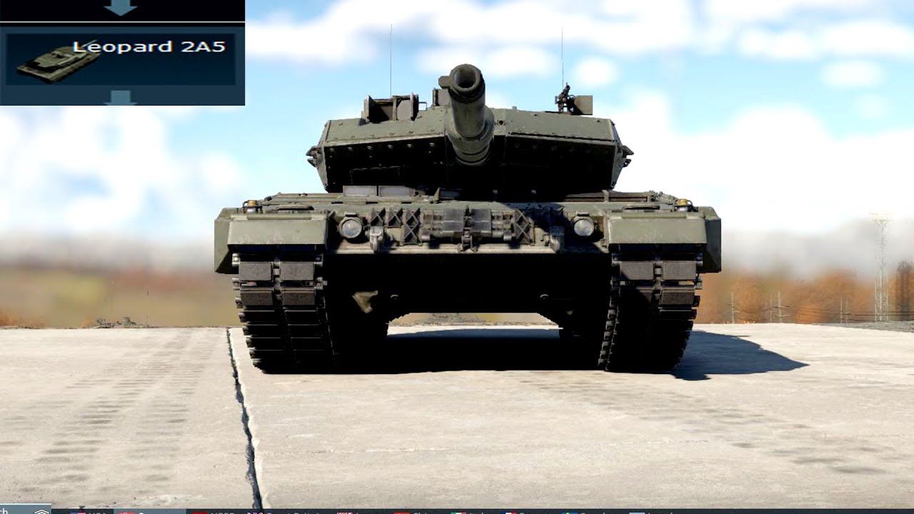 War Thunder "Leopard 2A5" German medium tank - YouTube