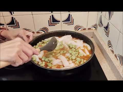 HABAS CON TIRAS DE POTA