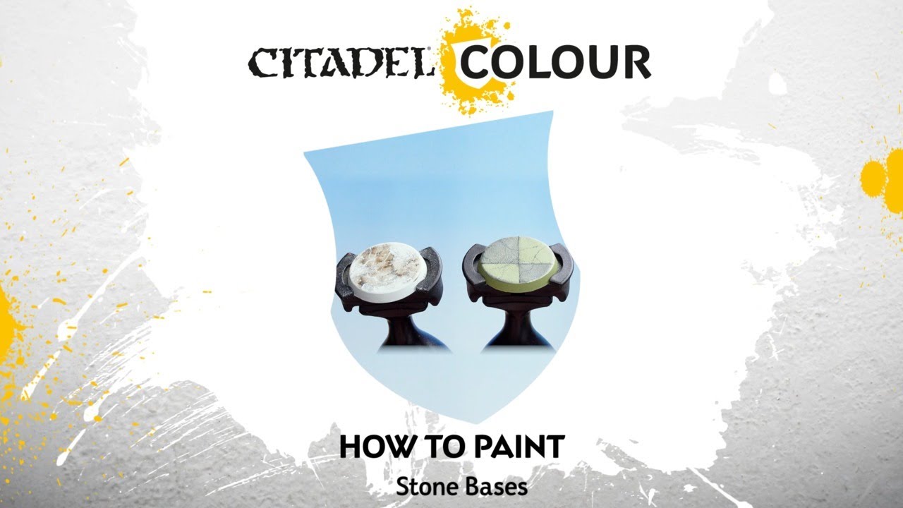 How to paint: Stone Bases - YouTube