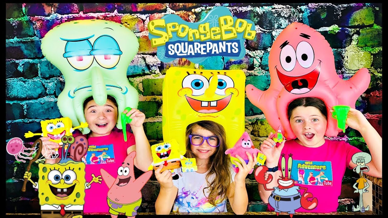 Spongebob Squarepants Slimeez w/ Nickelodeon Slime, Spongebob ...