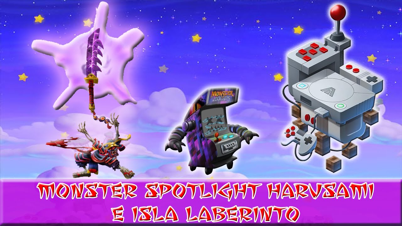 Monster Legends | Monster Spotlight HARUSAMI y laberinto videojuegos ...