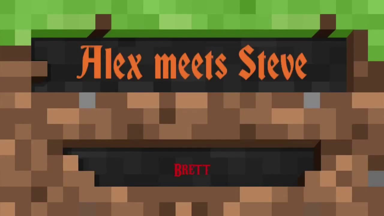 Alex meets Steve ~ A Minecraft Stop-Motion - YouTube
