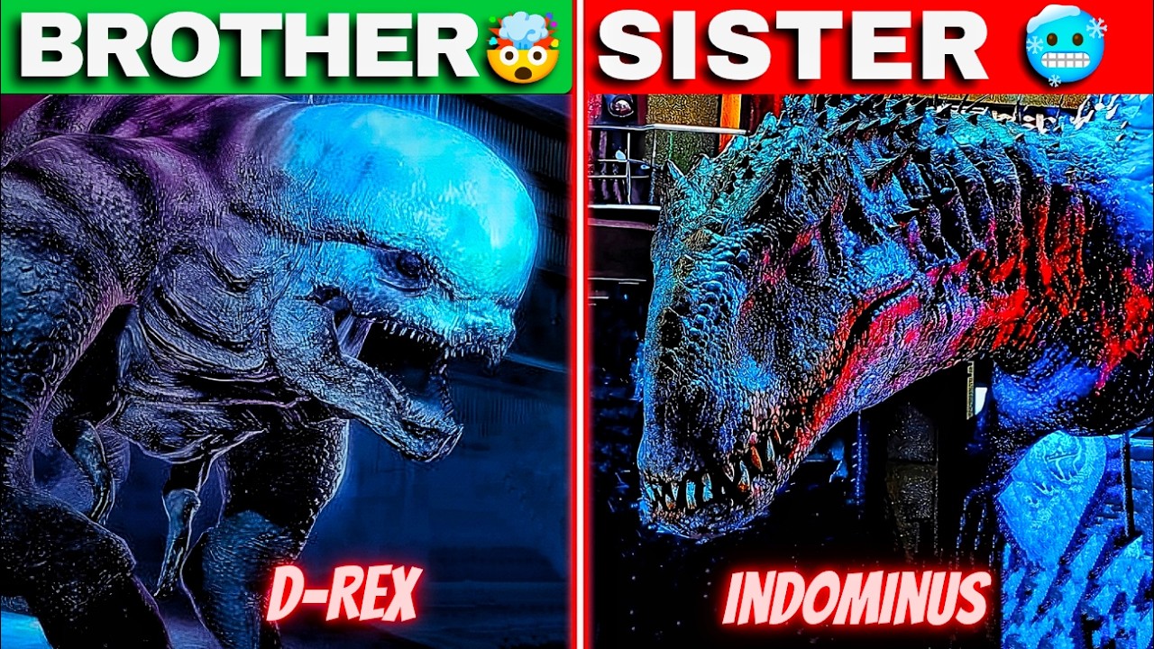 D rex vs indominus rex | Jurassic world rebirth | Distortus rex - YouTube