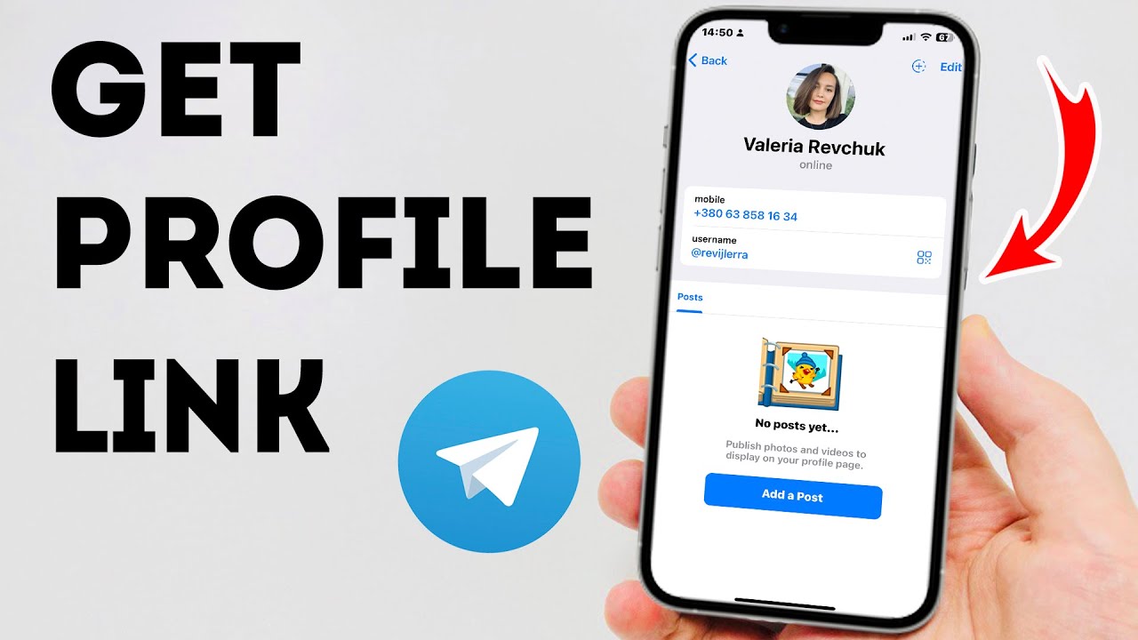 How To Get Telegram Profile Link - Full Guide - YouTube