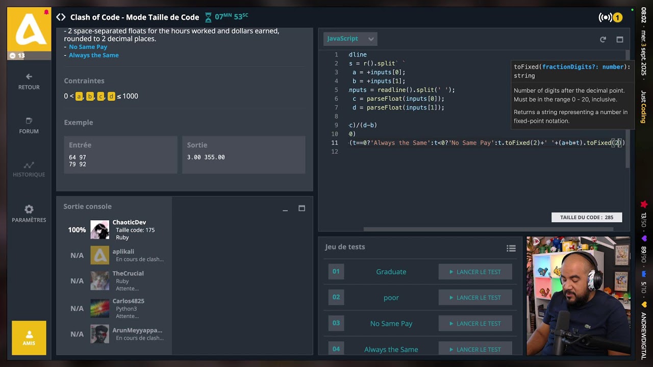 Matinale CodinGame - YouTube
