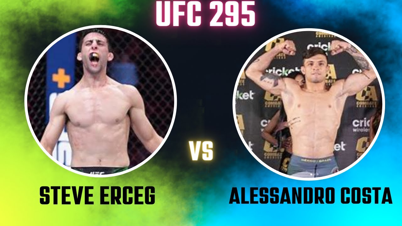 Steve Erceg vs Alessandro Costa Fight Breakdown&Prediction!! #ufc295 # ...