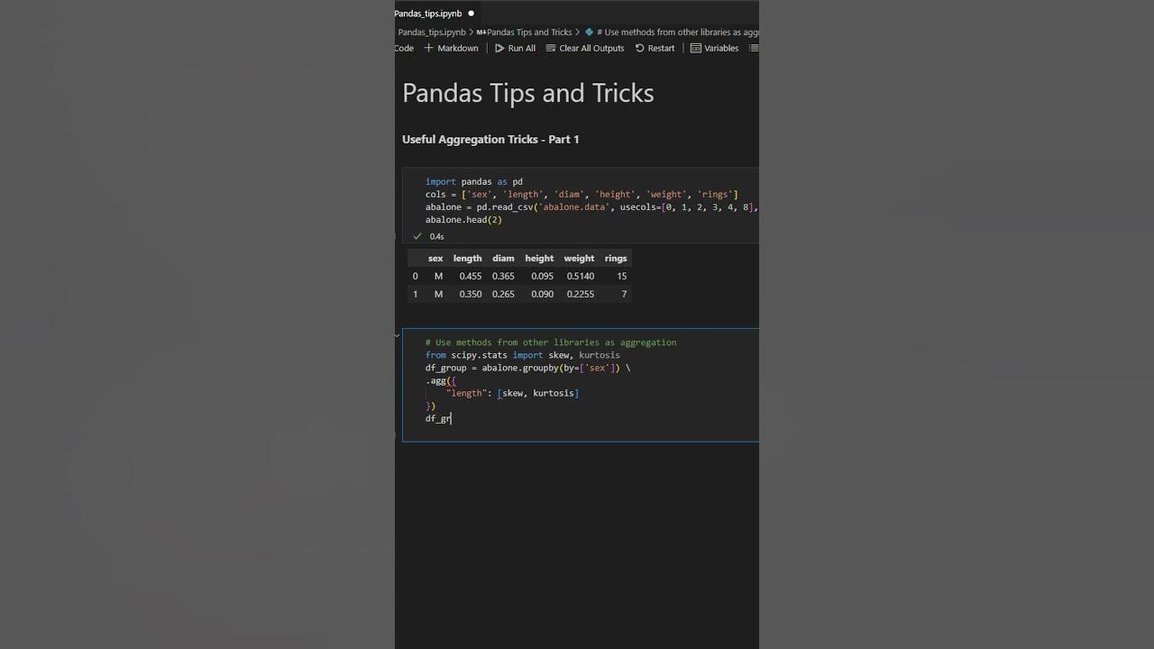 Useful aggregation tips in pandas - Part 1 - YouTube