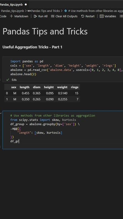 Useful aggregation tips in pandas - Part 1 - YouTube