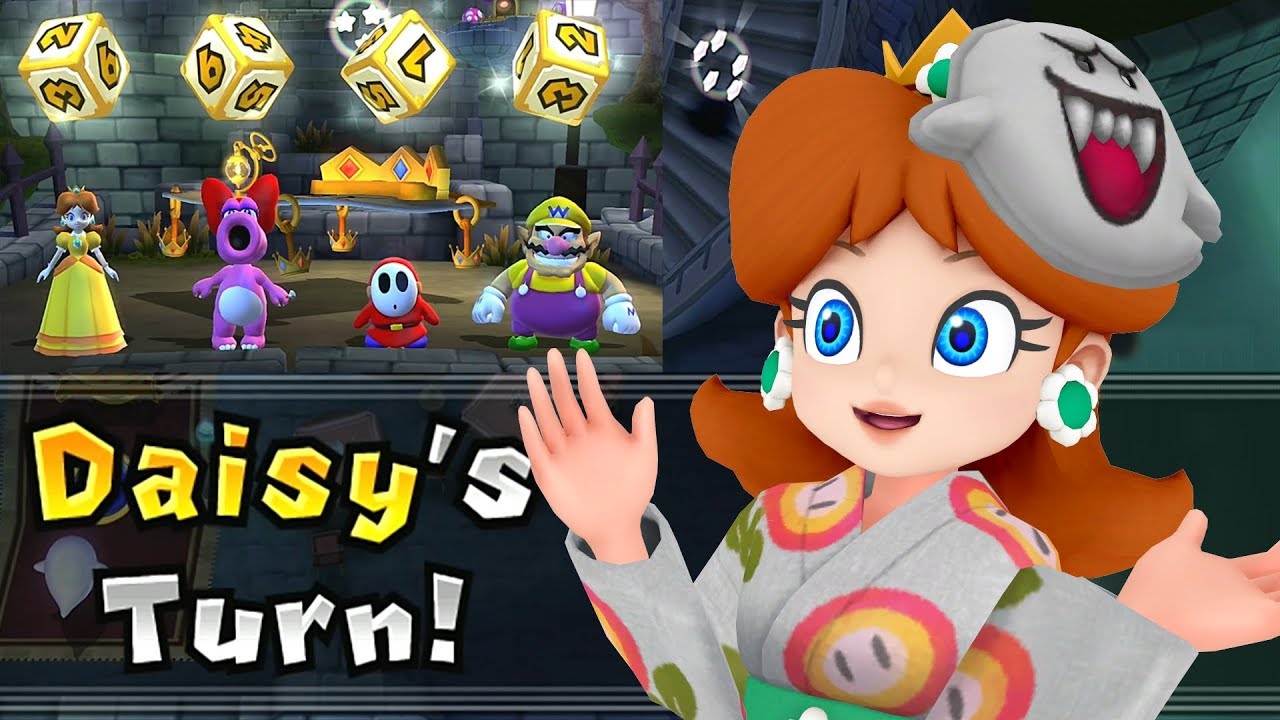 Mario Party 9 Solo Mode Daisy Boo's Horror Castle Part 3 #355 - YouTube