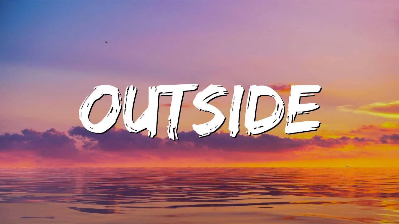 Outside - Calvin Harris ft Ellie Goulding (Lyrics) - YouTube