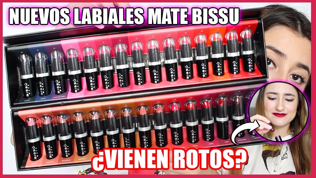 NUEVOS LABIALES MATE BISSU♥︎ - YouTube