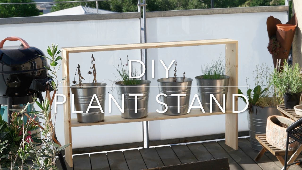 DIY plant shelf - YouTube