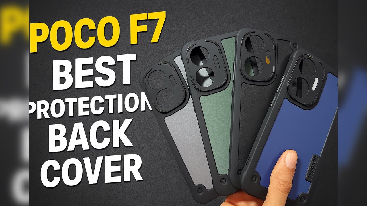 Poco F7 New Design Camera protector Bumper protection back Case Cover ⚡ ...