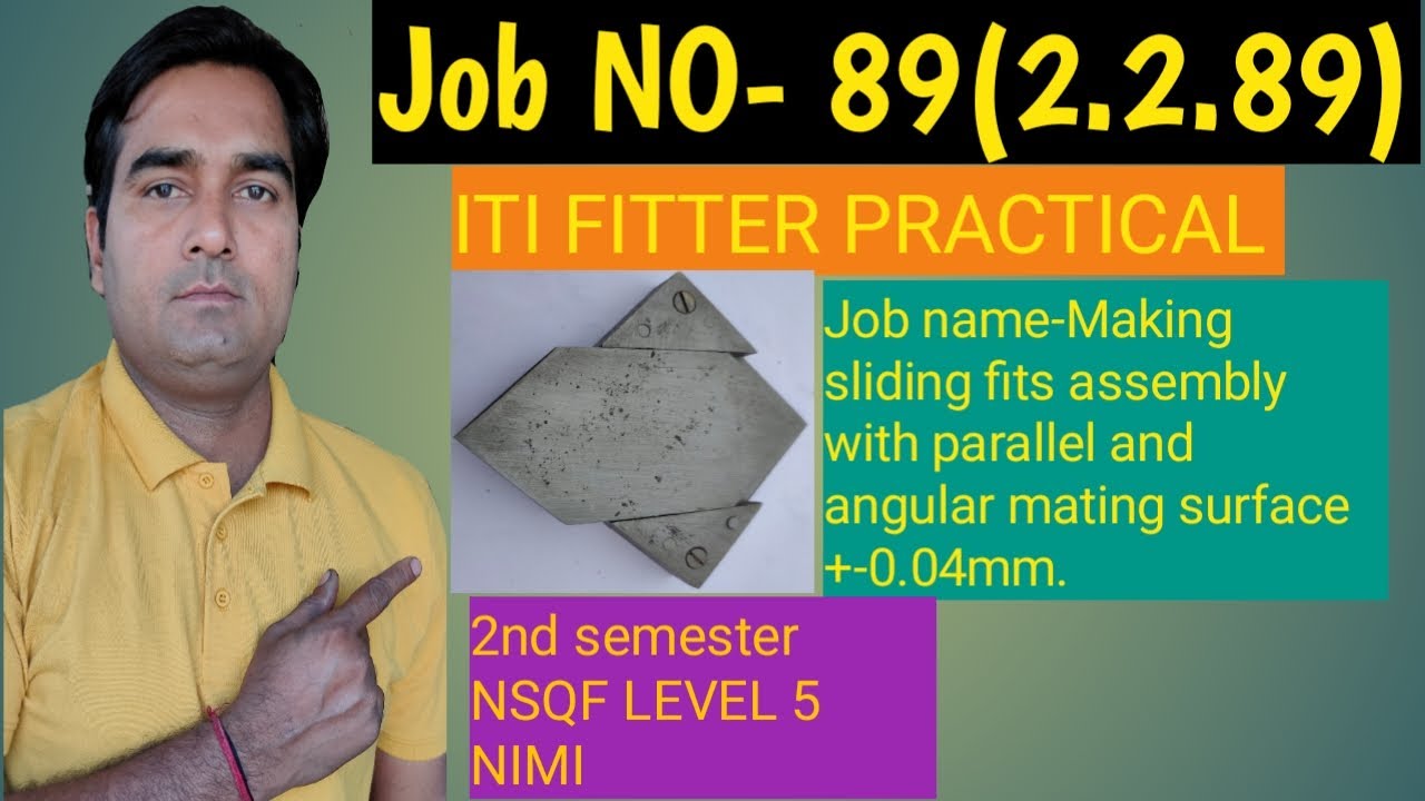ITI FITTER PRACTICAL JOB NO-89(2.2.89) 2ND SEMESTER NSQF LEVEL-5/NIMI ...
