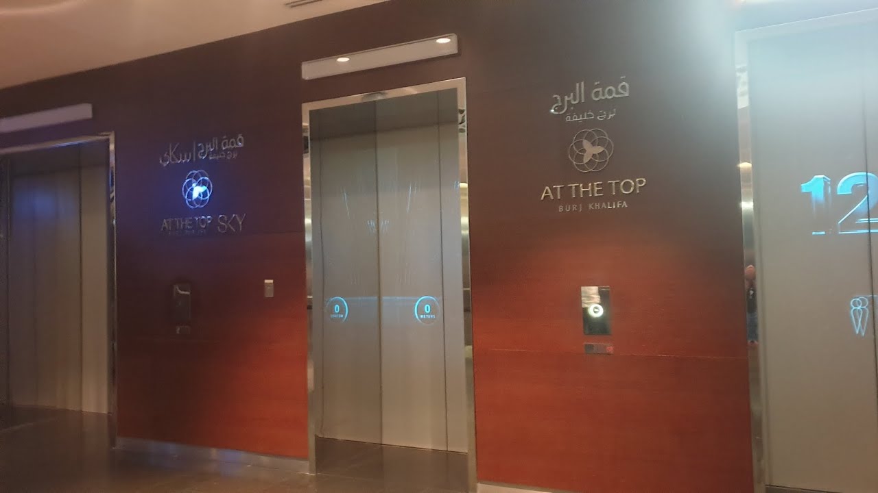 (Up) 2 10m/s OTIS elevators. Burj Khalifa, Dubai, UAE. - YouTube