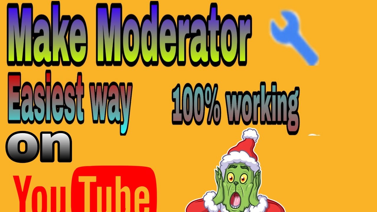 How to make moderator || Easiest process || Must watch || - YouTube