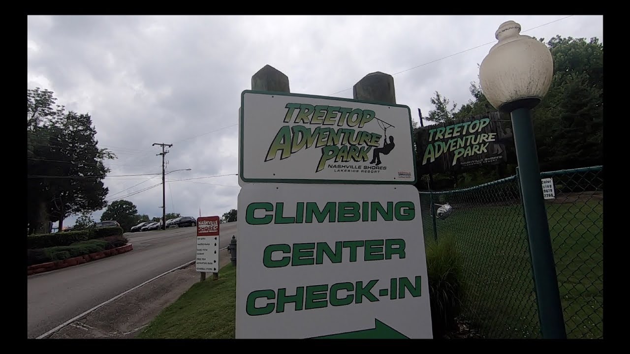 Treetop Adventure Park Nashville Shores - YouTube