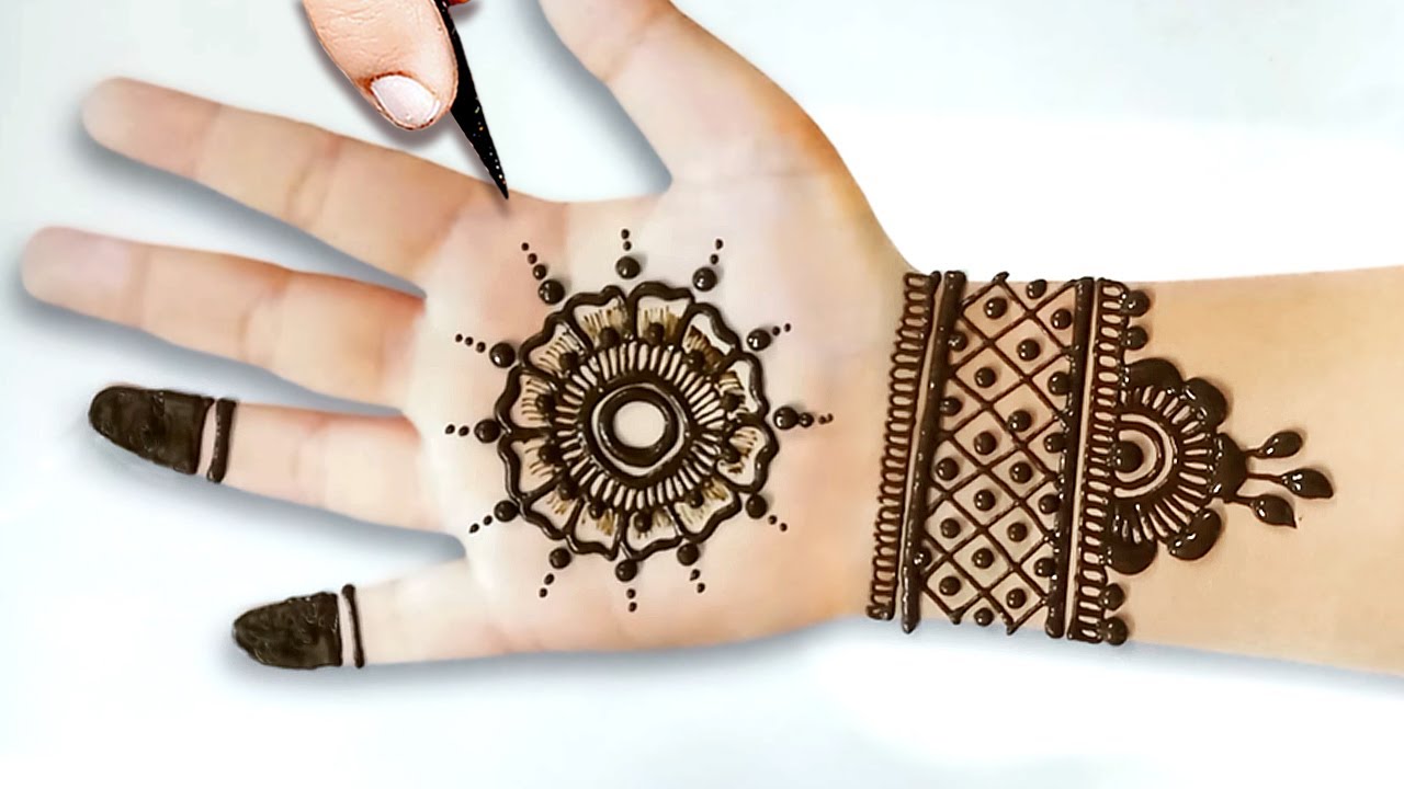 Easy Baby Hand Mehndi Design | Simple Mehndi Design for Baby Hand # ...