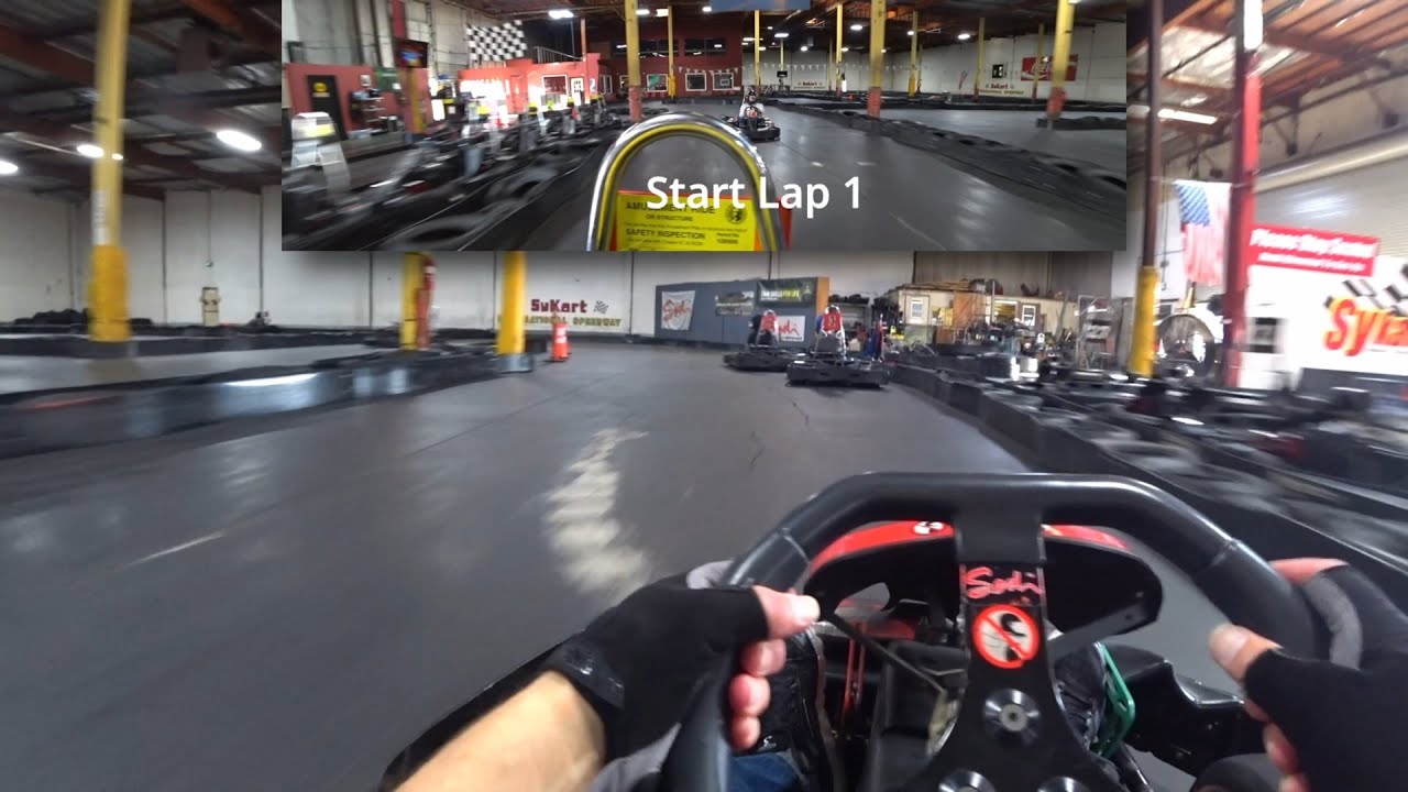 Sykart Race - 2 Cameras - YouTube