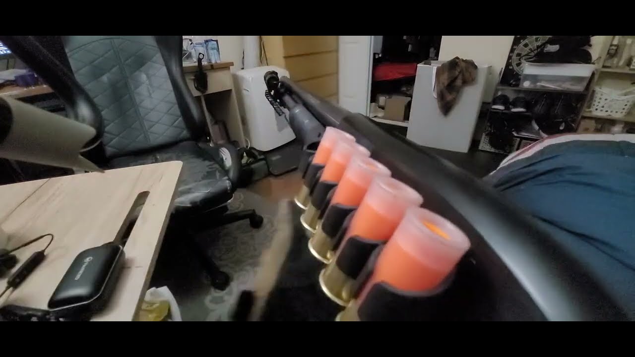 First Person Shotgun Twins load /w Side Saddle - YouTube