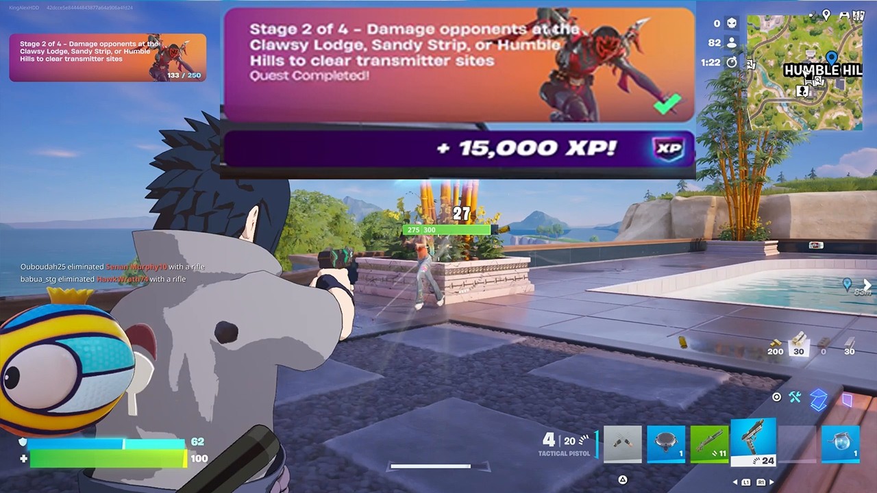 Damage opponents at the Clawsy Lodge Sandy Strip or Humble Hills to ...