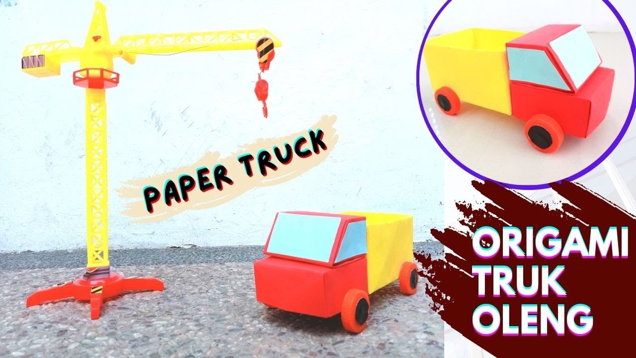 Origami Truk Oleng | Origami easy | Paper Truck - YouTube
