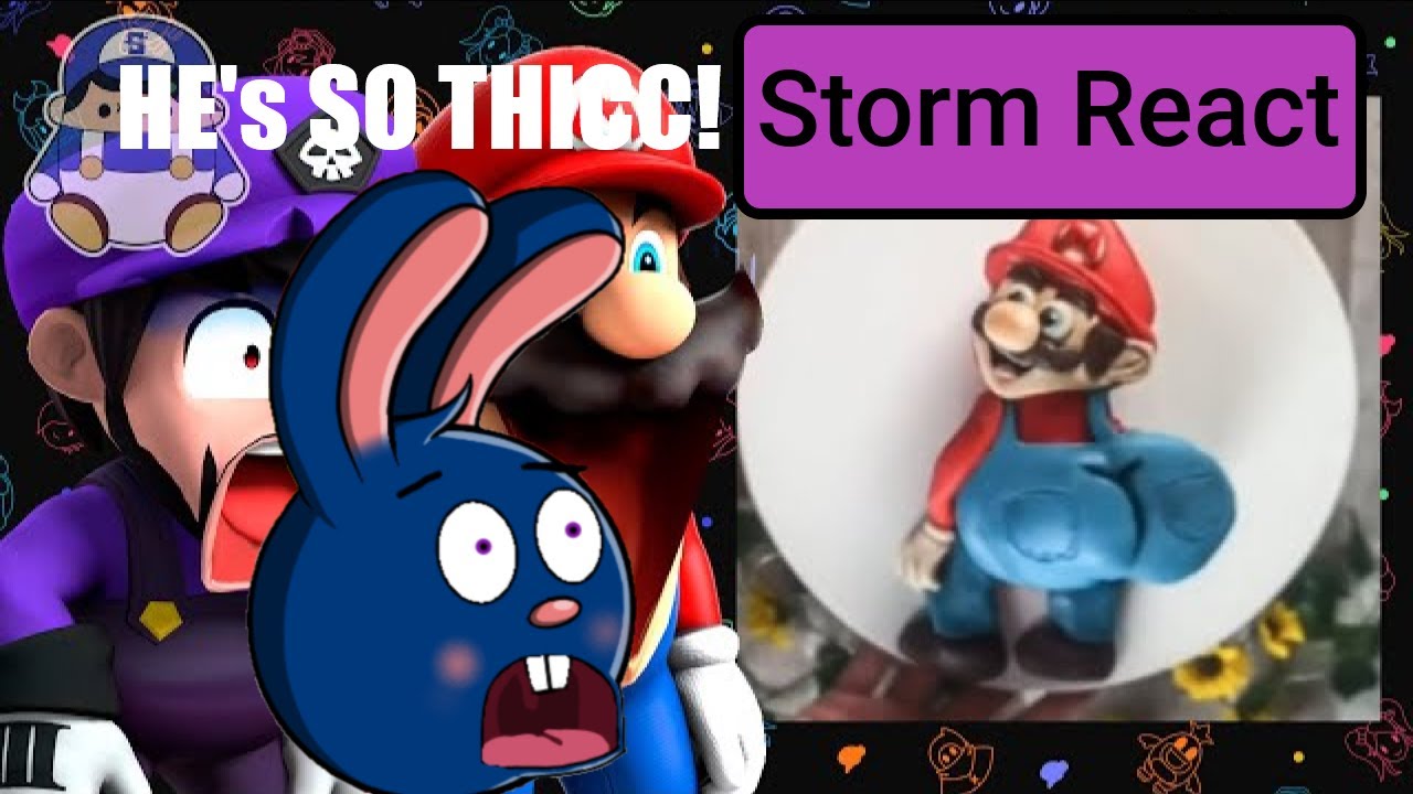 He's So Thicc!!! : Storm Reacts: Mario Reacts To Nintendo Memes 15 ft ...