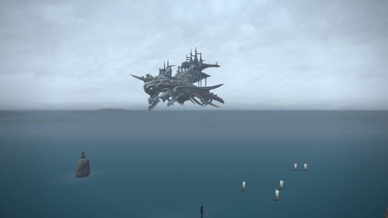 Final Fantasy XIV: Kugane Tower Swan Dive - YouTube