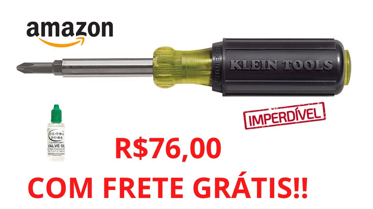 CHAVE MULTI-BIT KLEIN TOOL 5 em 1 barata demais! - YouTube