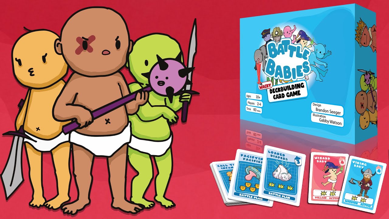 Battle Babies Card Game Overview - YouTube