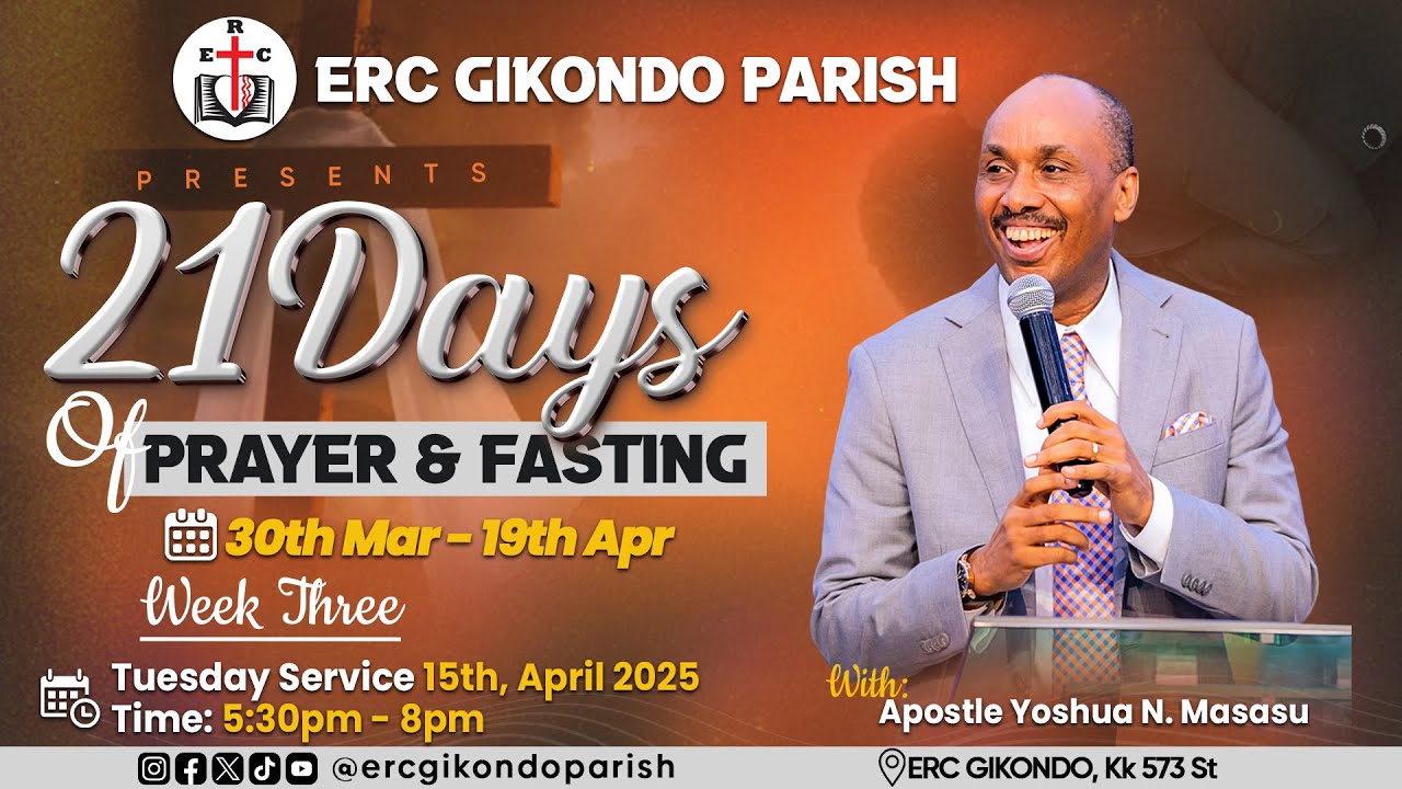21 Days of Prayer and Fasting, Tuesday Service with Apostle Yoshua N ...