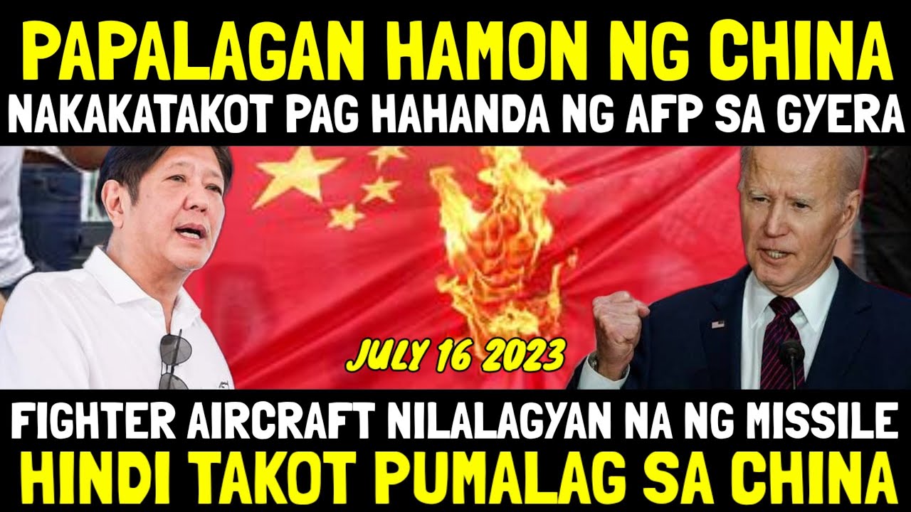 IYAQ ANG CHINA SA BALITANG TO! HINDI NATATAKOT MAKIPAG LABAN ANG ...