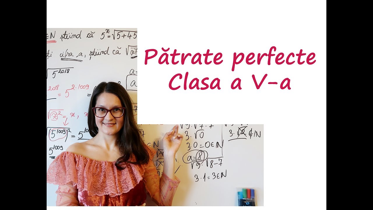 Cum arătăm că un număr nu este pătrat perfect? | Clasa a V-a # ...