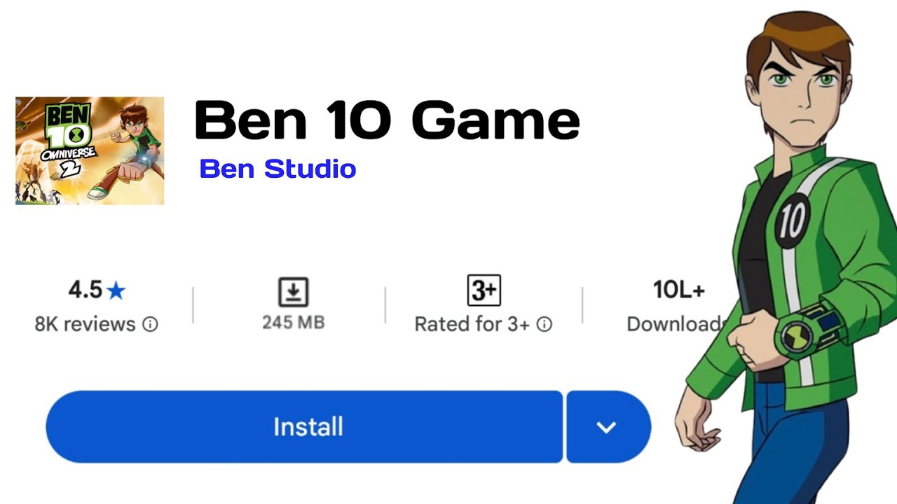 TOP 3 BEN 10 GAMES FOR ANDROID BEN 10 GAMES FOR ANDROID - YouTube