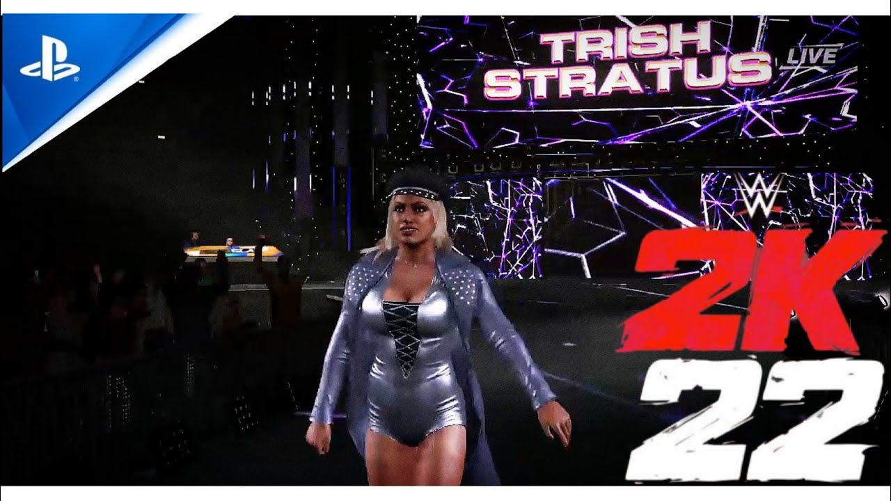 Trish Stratus Entrance | WWE 2K22 - YouTube