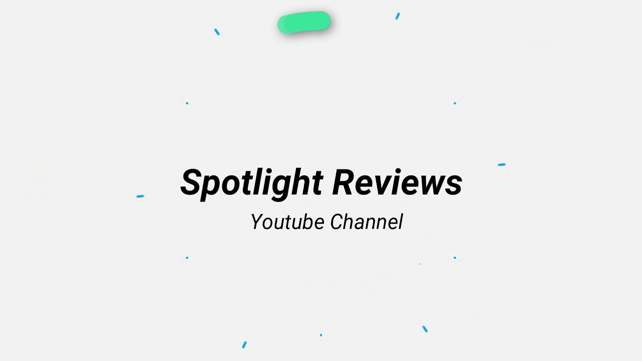 Welcome to the Spotlight Reviews Youtube Channel - YouTube