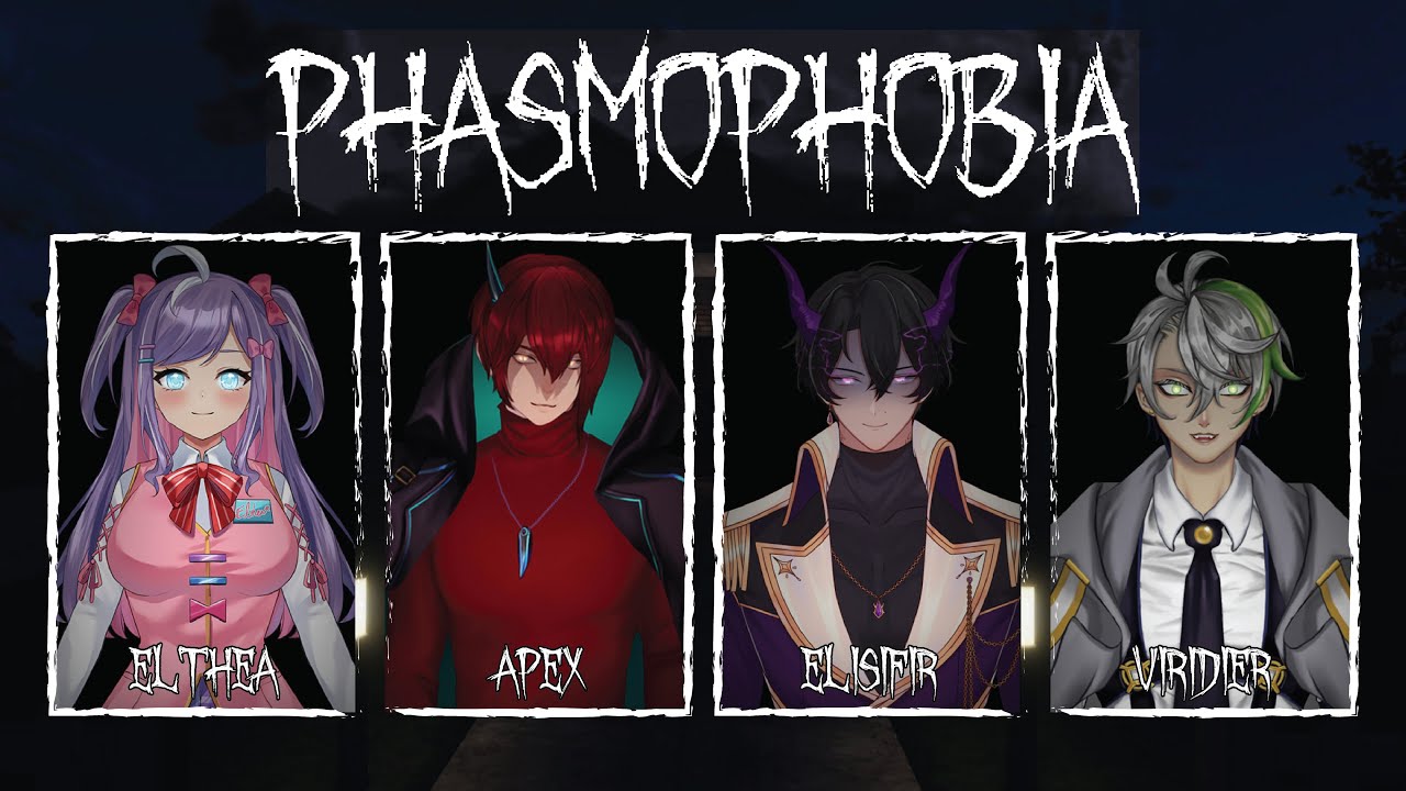 【Phasmophobia】 I Love Ghosts w/ @ElisifirAsuraVtuber @apxdmn & @elthea ...