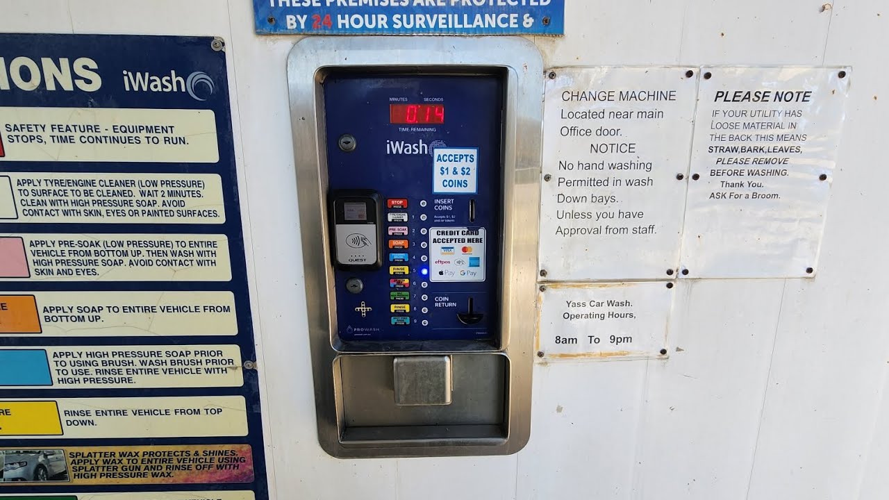 Pro Wash IWash Manual Bay at Yass Car Wash in Yass, NSW - YouTube