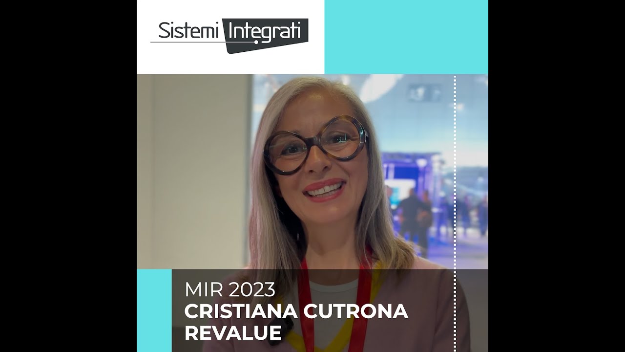 MIR 2023 – Cristiana Cutrona, Fondatrice di Revalue - YouTube