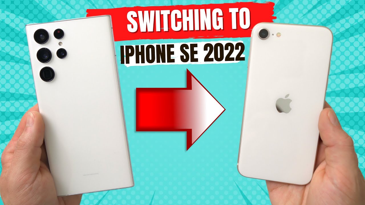 Switching to the iPhone SE 2022 😳 - YouTube