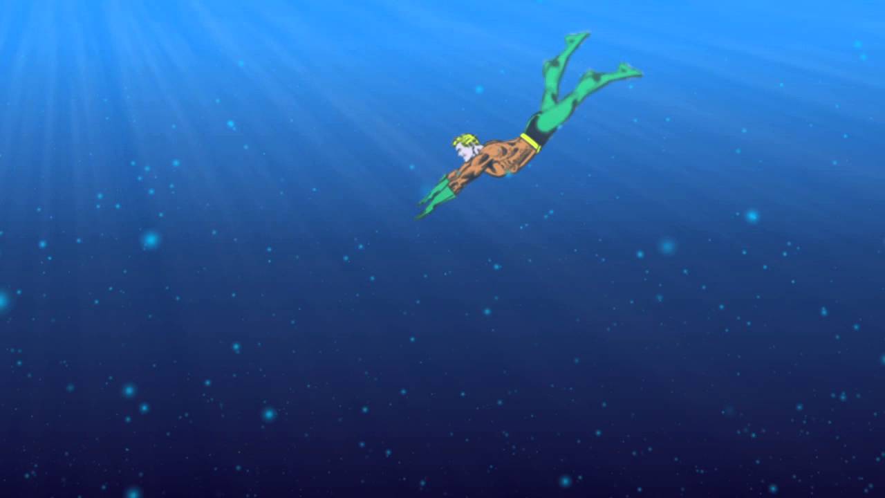 Aqua Man Swimming Animation - YouTube
