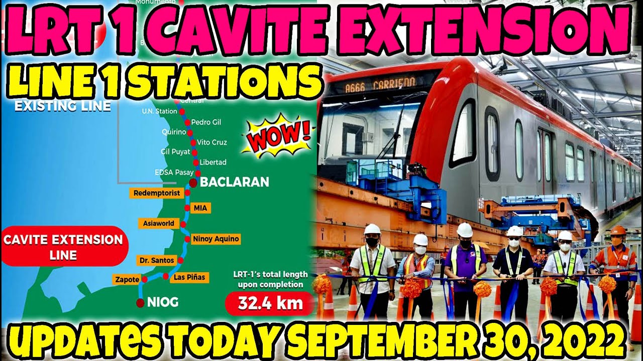 LRT 1 CAVITE LINE 1 EXTENSION PROJECT UPDATES STATION - YouTube