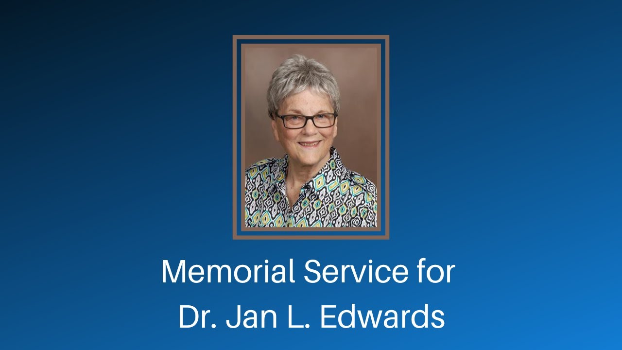 Jan Edwards Memorial Service - August 15. 2022 - YouTube