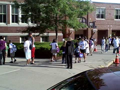 First Day of School in Springfield Massachusetts 2009-10 - YouTube
