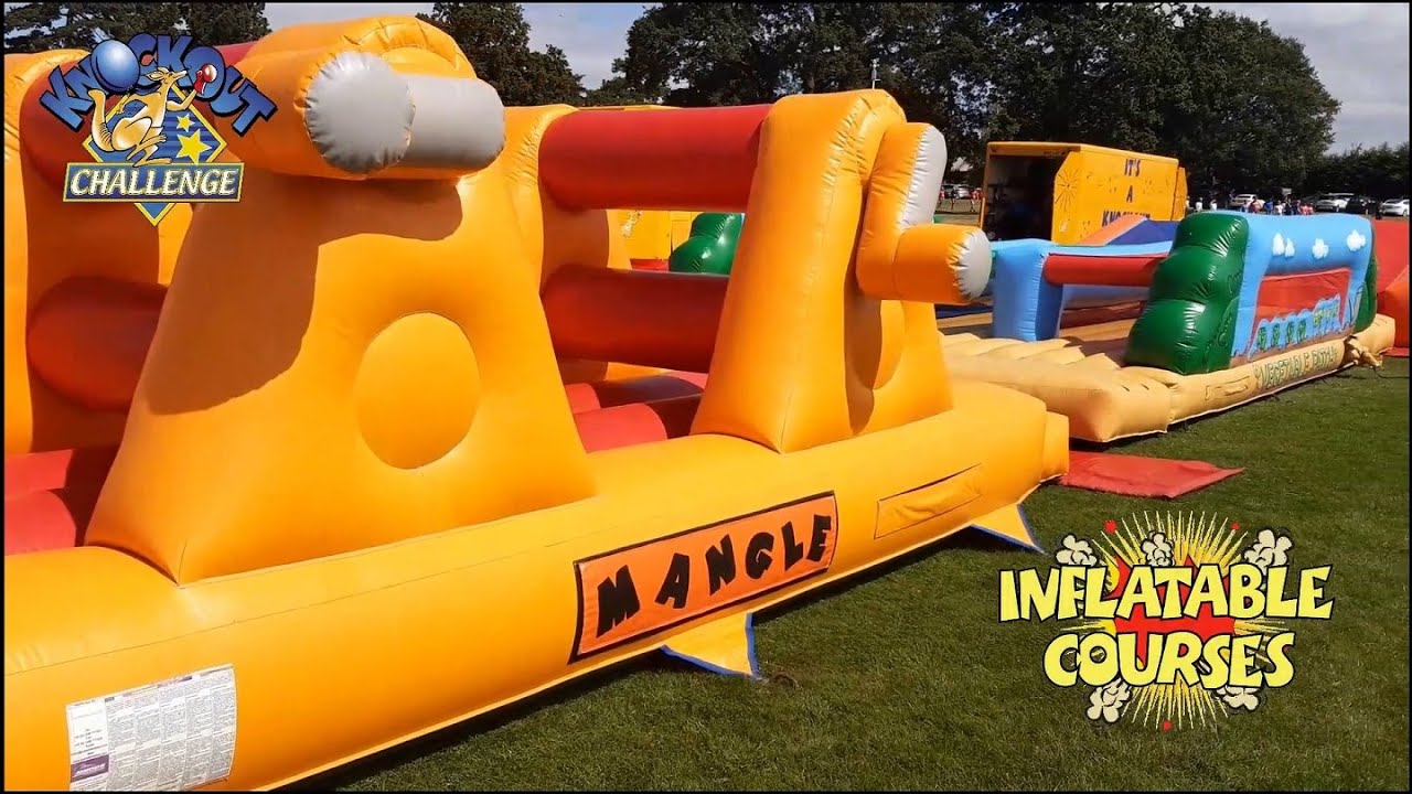 Knockout Challenge Inflatable Courses - YouTube